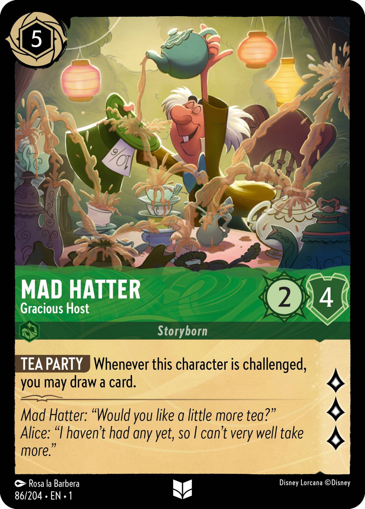 Mad Hatter (character) - Mushu Report (Lorcana Wiki)