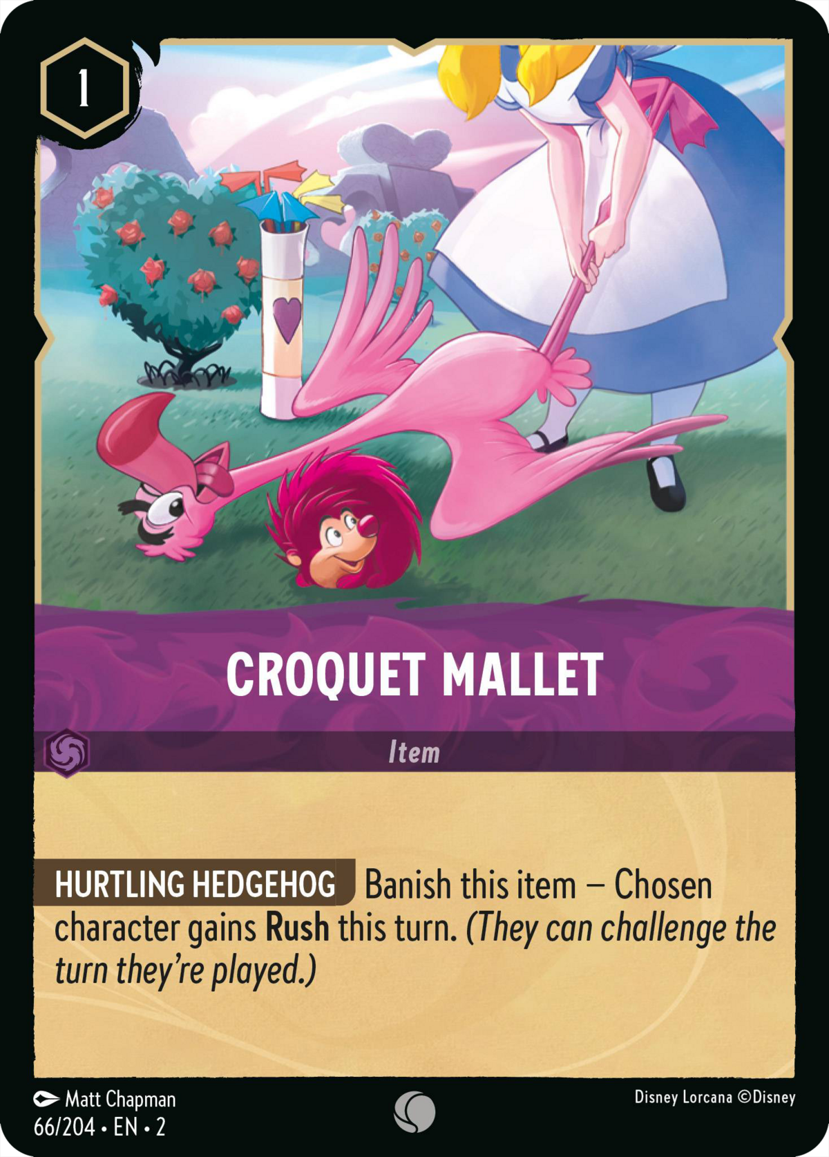 Croquet Mallet - Mushu Report (Lorcana Wiki)