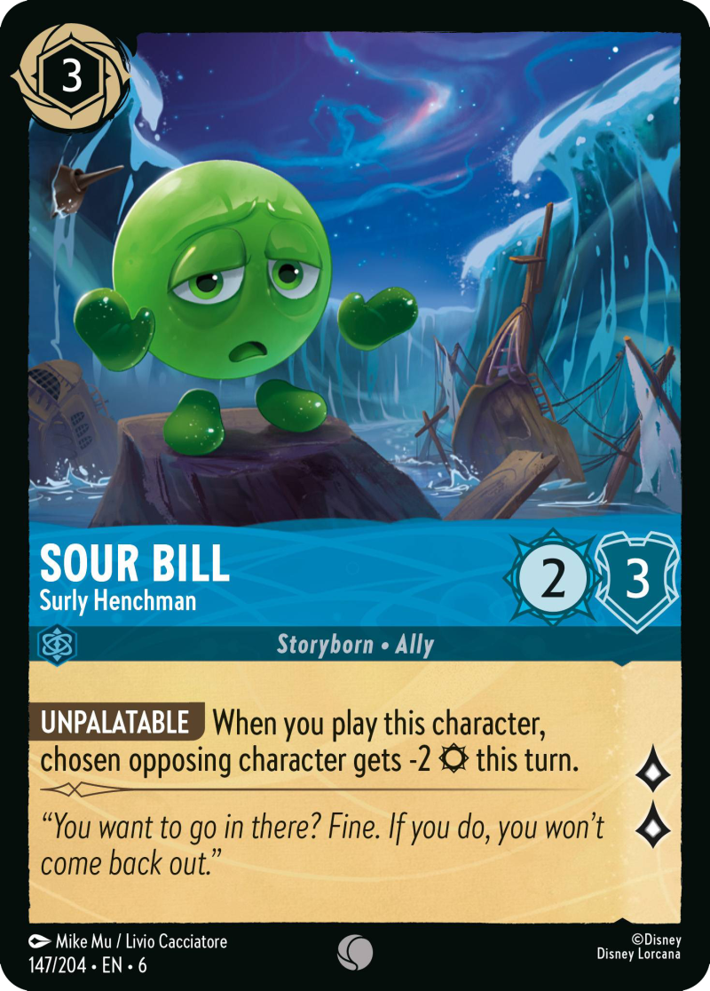 Sour Bill (character) - Mushu Report (Lorcana Wiki)