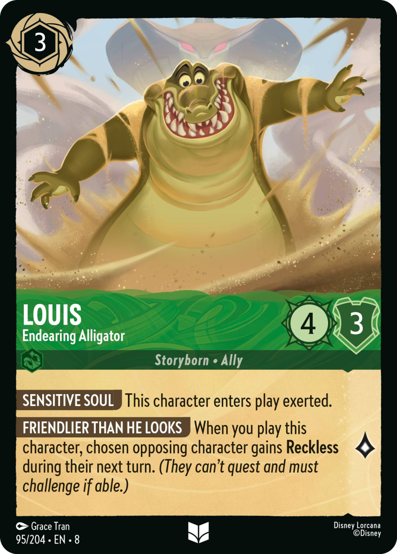 Louis - Endearing Alligator - Mushu Report (Lorcana Wiki)