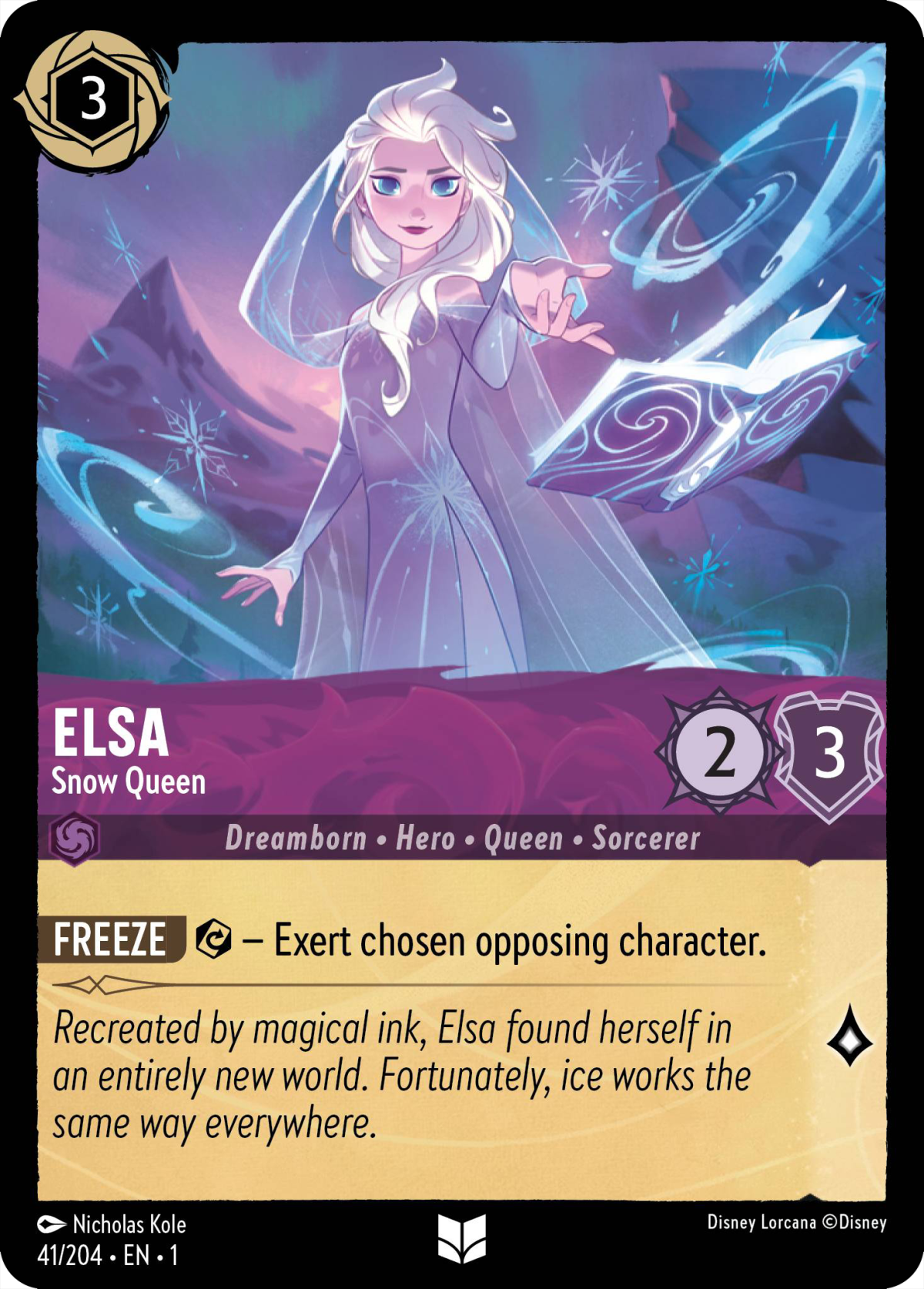 Elsa - Snow Queen - Mushu Report (Lorcana Wiki)