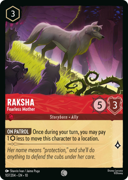 Raksha - Fearless Mother - Mushu Report (Lorcana Wiki)