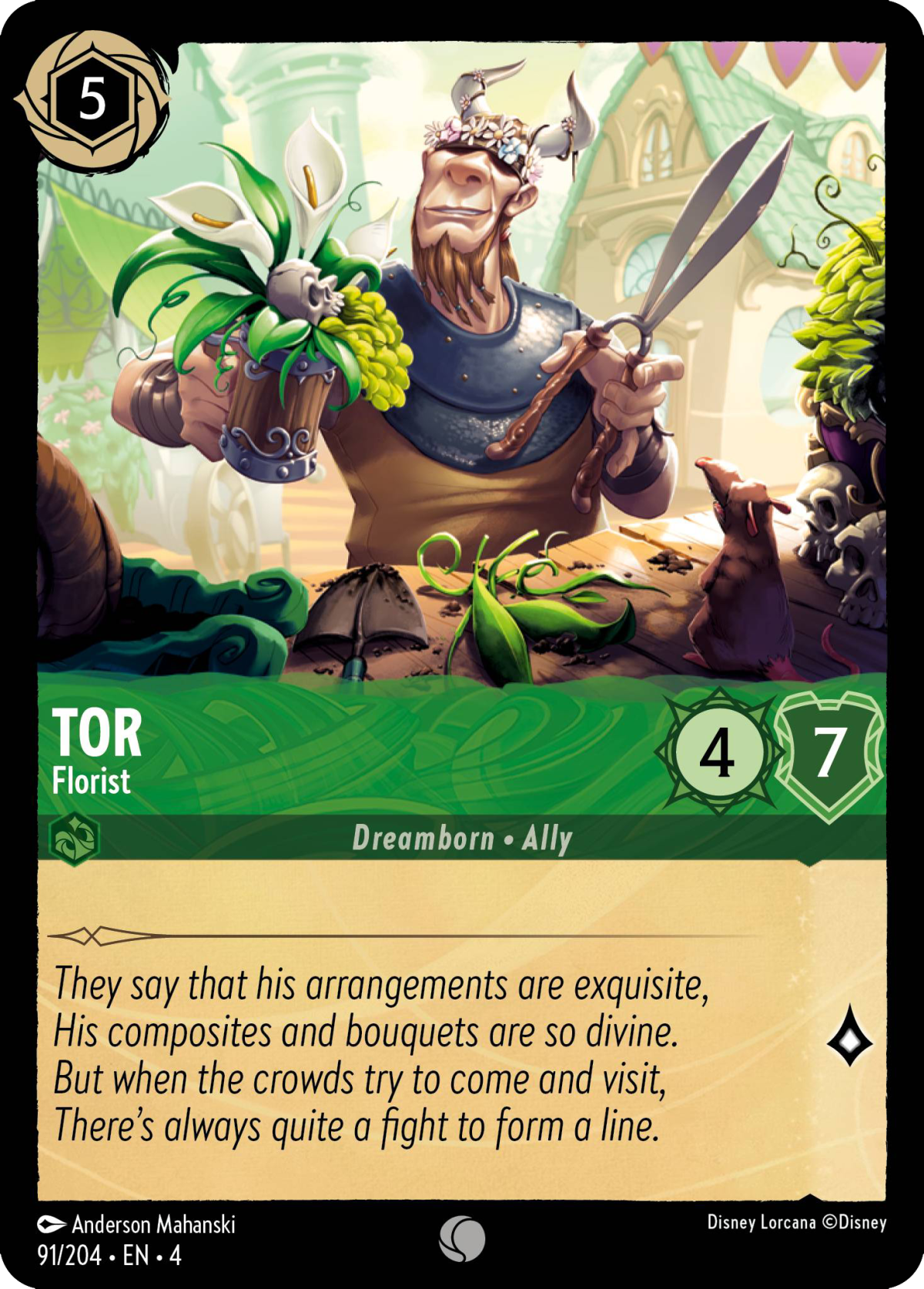 Tor (character) - Mushu Report (Lorcana Wiki)