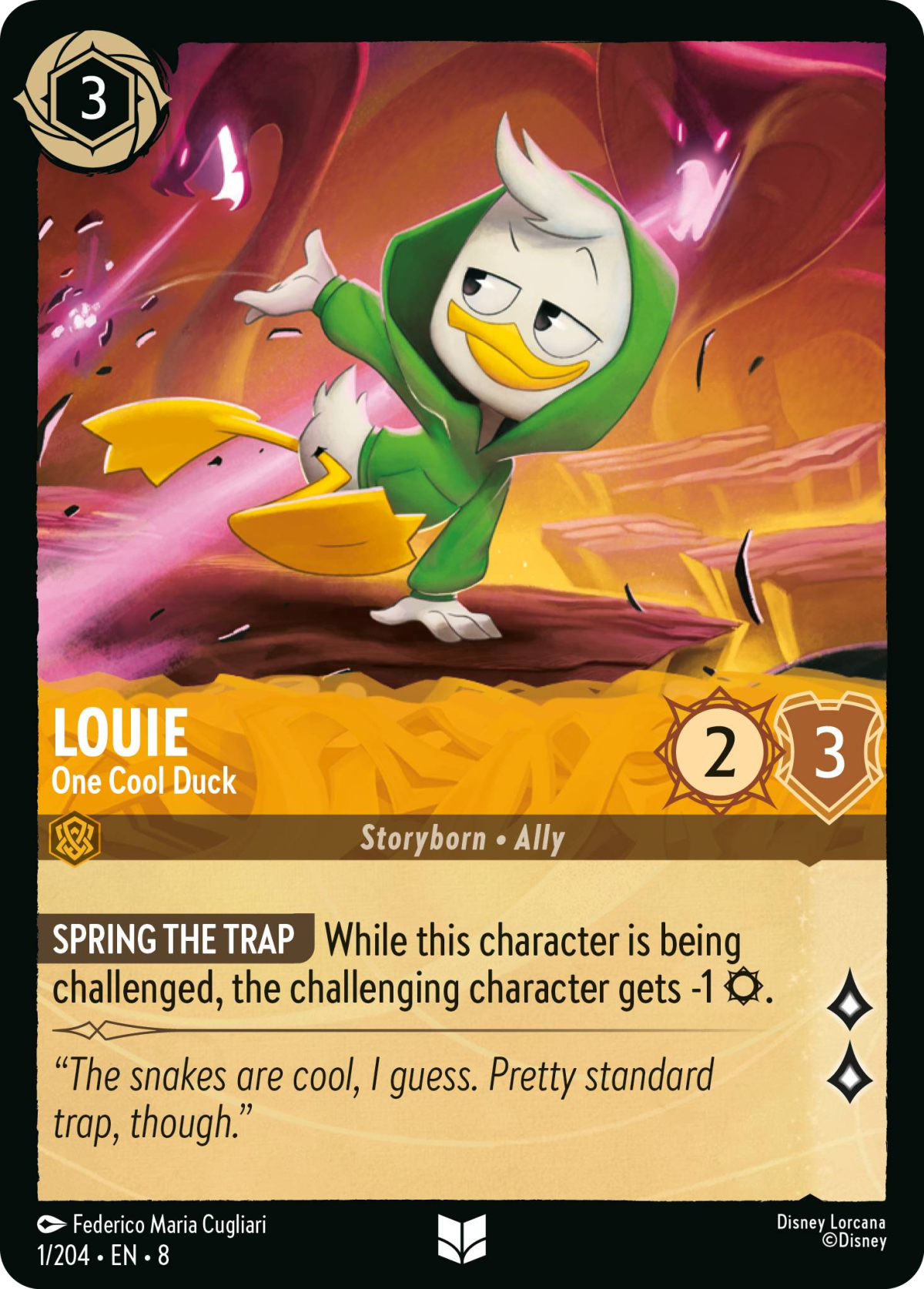 Louie - One Cool Duck - Mushu Report (Lorcana Wiki)