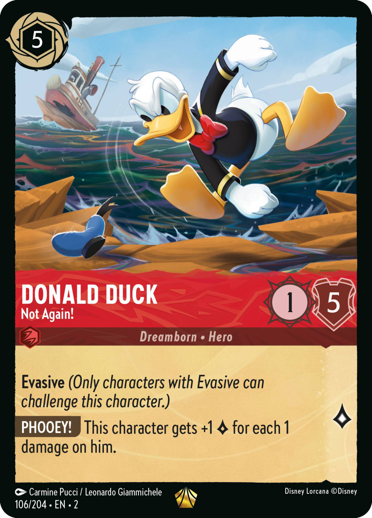 Donald Duck - Not Again! - Mushu Report (Lorcana Wiki)