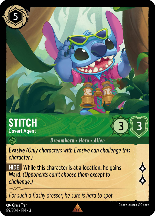 Stitch - Covert Agent - Mushu Report (Lorcana Wiki)