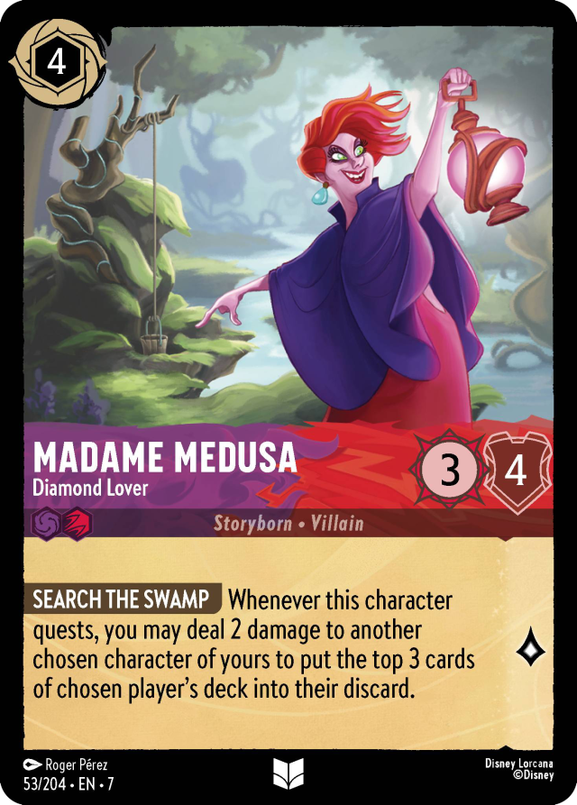 Madame Medusa - Diamond Lover - Mushu Report (Lorcana Wiki)