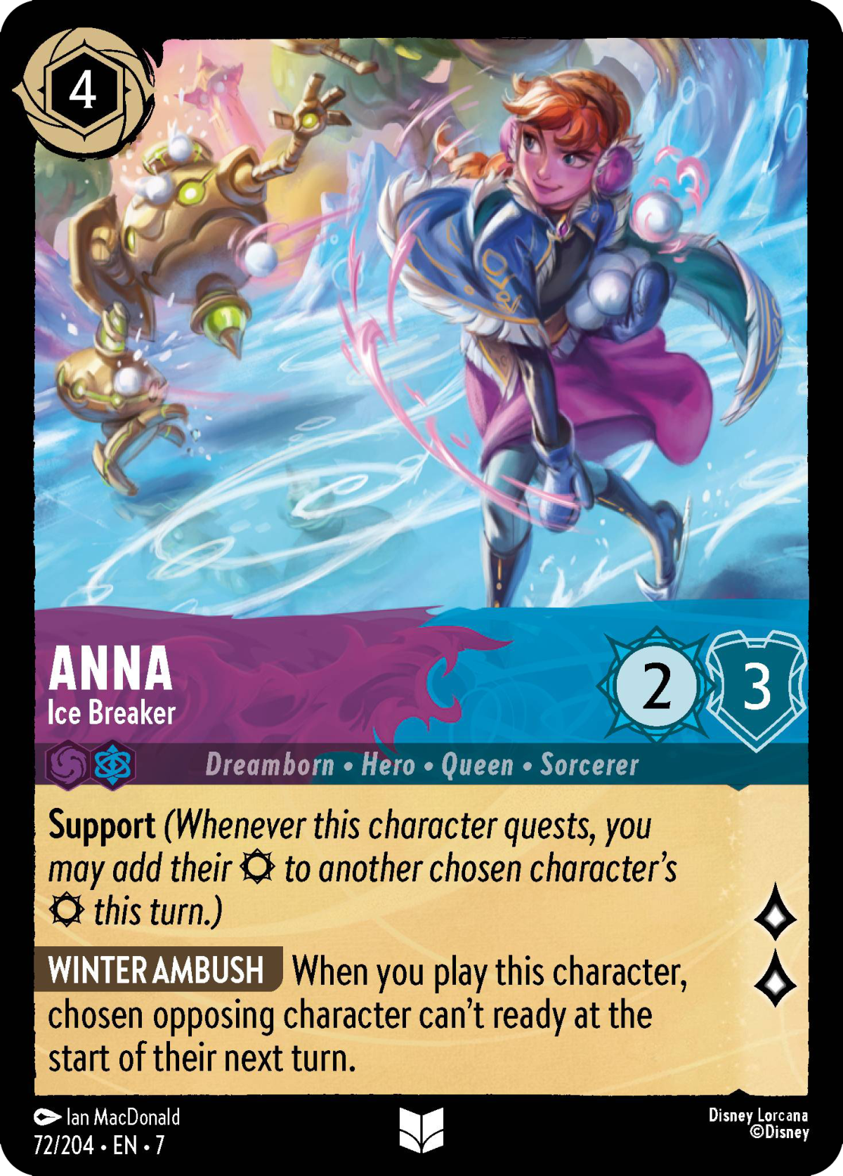 Anna - Ice Breaker - Mushu Report (Lorcana Wiki)