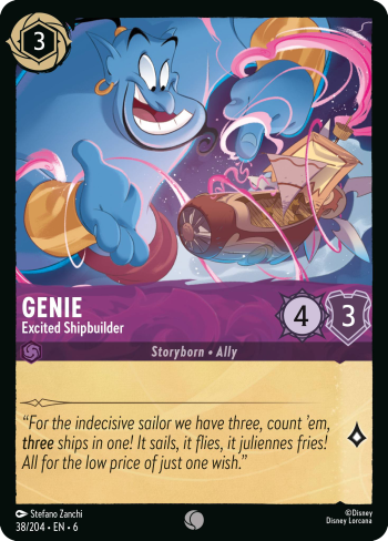 Genie (character) - Mushu Report (Lorcana Wiki)