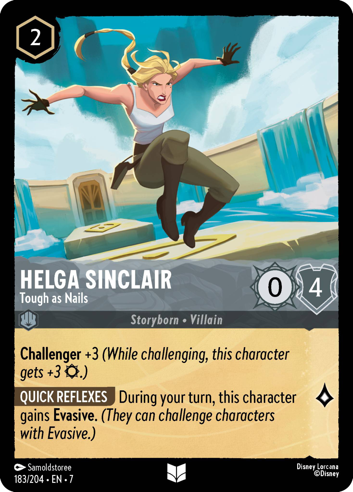 Helga Sinclair - Tough as Nails - Mushu Report (Lorcana Wiki)