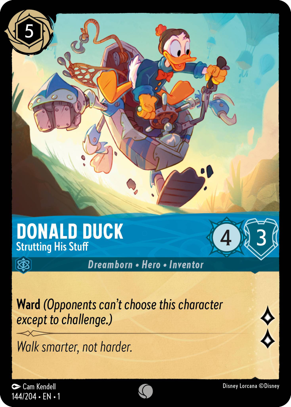 Donald Duck - Strutting His Stuff - Mushu Report (Lorcana Wiki)