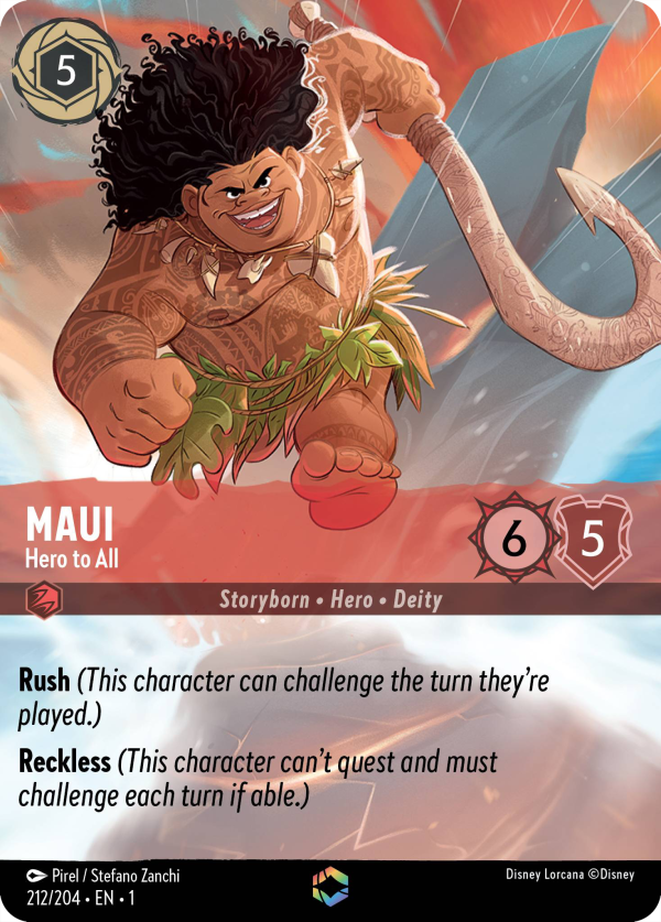 Maui - Hero to All - Mushu Report (Lorcana Wiki)