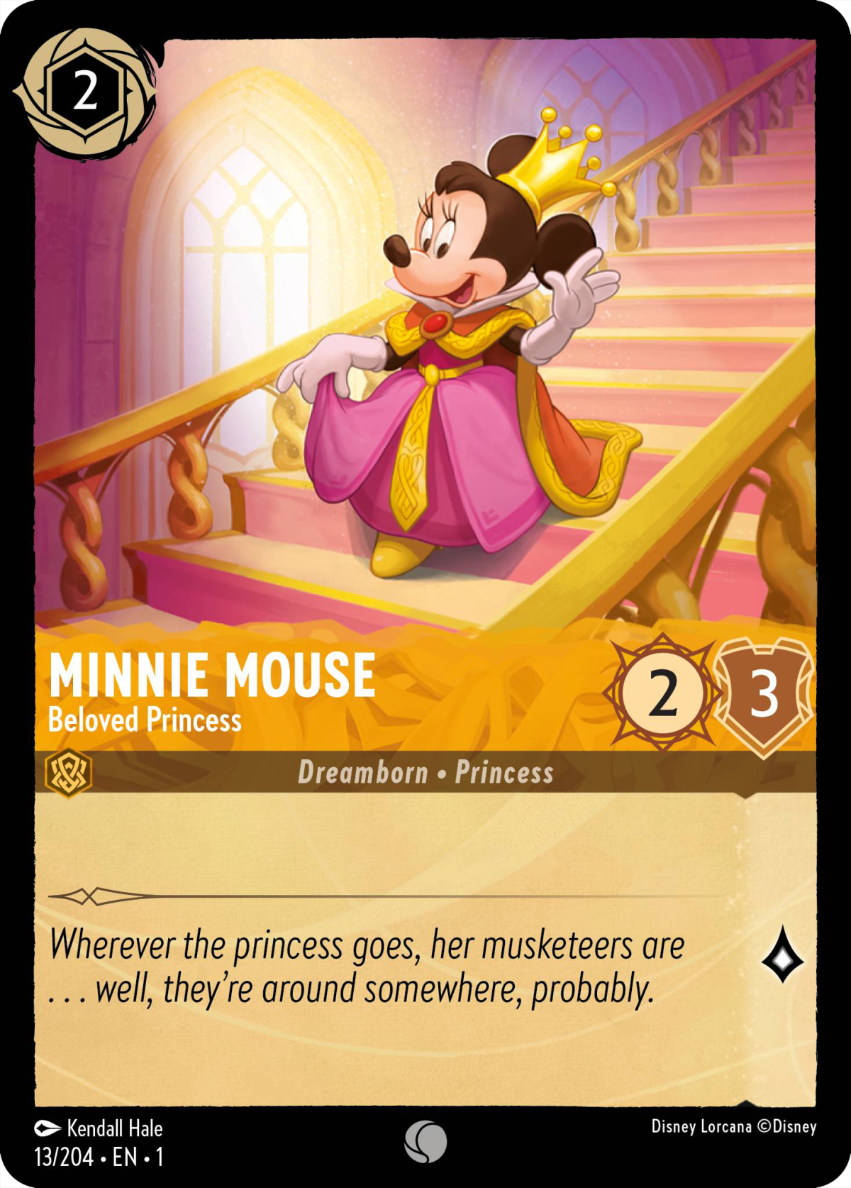 Minnie Mouse - Beloved Princess - Mushu Report (Lorcana Wiki)