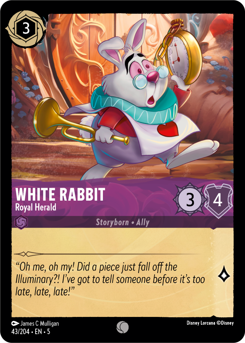 White Rabbit (character) - Mushu Report (Lorcana Wiki)