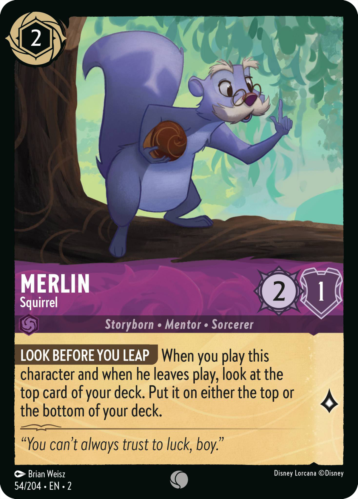 Merlin - Squirrel - Mushu Report (Lorcana Wiki)