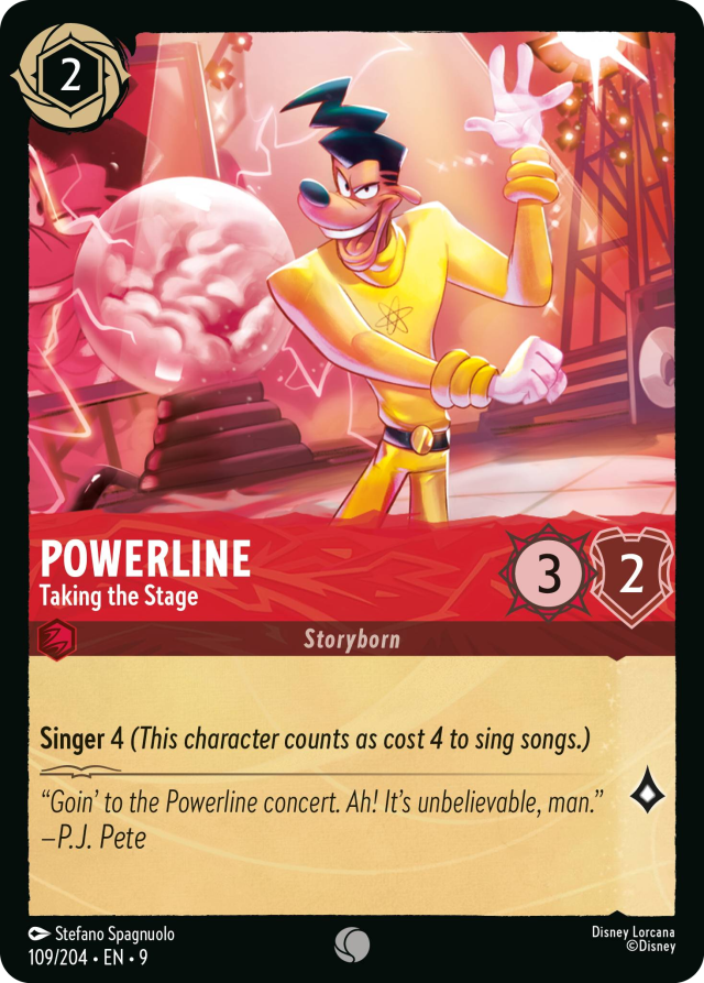 Powerline - Taking the Stage - Mushu Report (Lorcana Wiki)