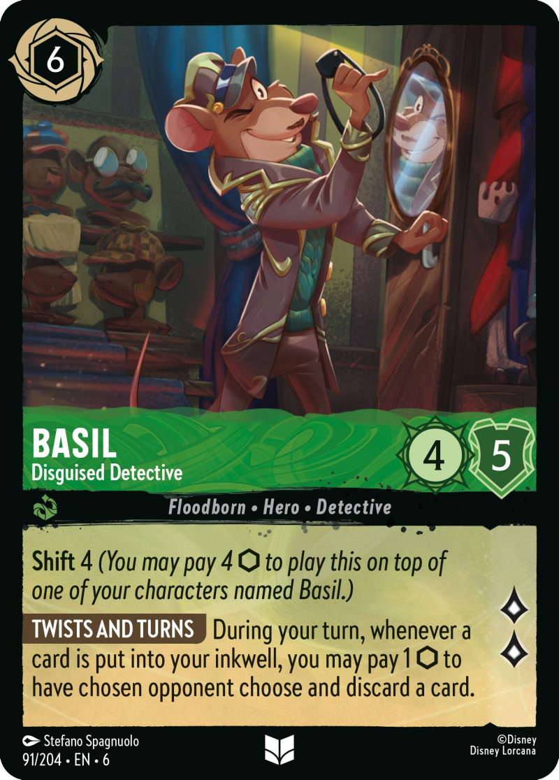 Basil - Disguised Detective - Mushu Report (Lorcana Wiki)