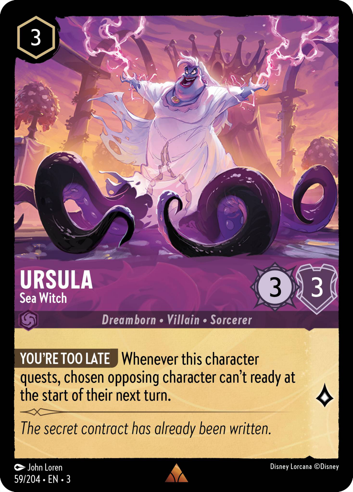 Ursula The Sea Witch Human
