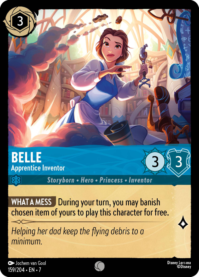 Belle - Apprentice Inventor - Mushu Report (Lorcana Wiki)