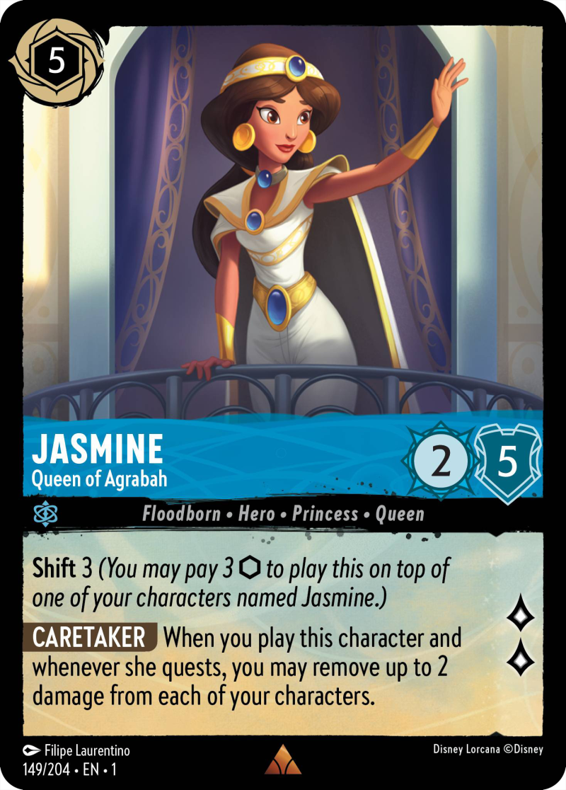 Jasmine - Queen of Agrabah - Mushu Report (Lorcana Wiki)