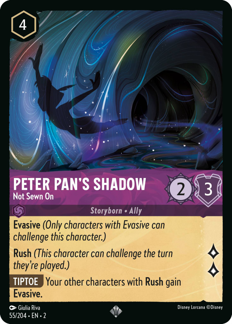 Peter Pan's Shadow (character) - Mushu Report (Lorcana Wiki)