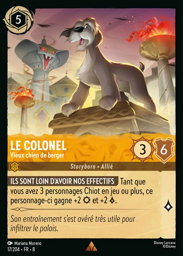 The Colonel - Old Sheepdog - Mushu Report (Lorcana Wiki)