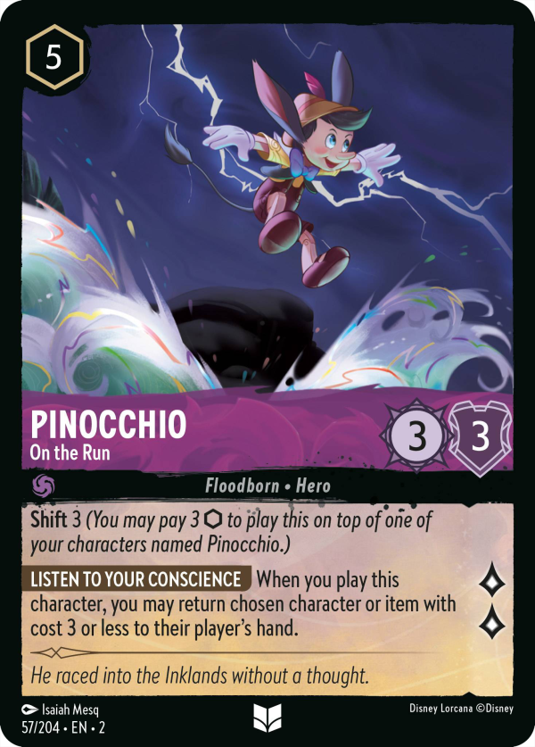 Pinocchio - On the Run - Mushu Report (Lorcana Wiki)