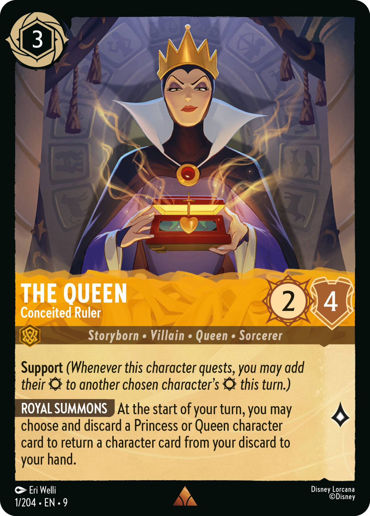 The Queen - Conceited Ruler - Mushu Report (Lorcana Wiki)