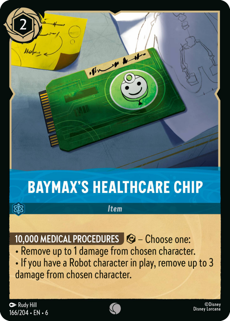 Baymax's Healthcare Chip - Mushu Report (Lorcana Wiki)