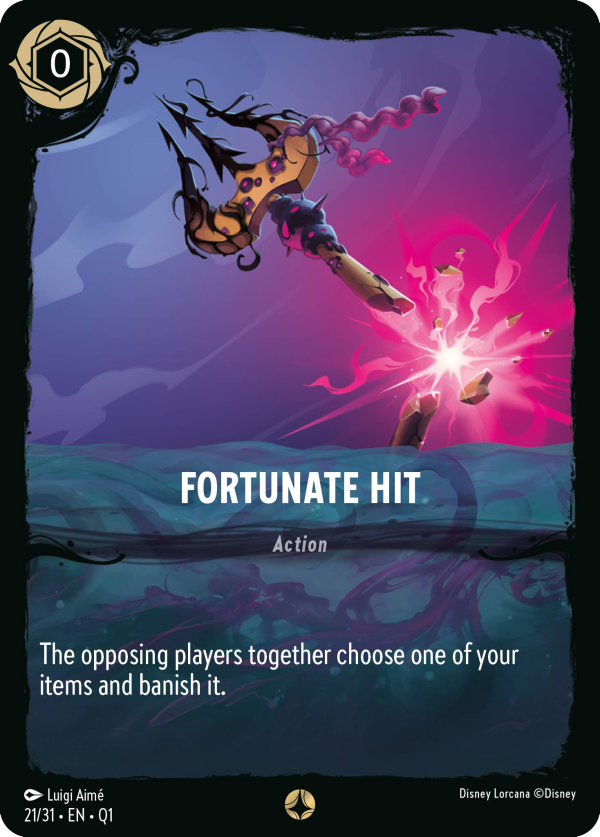 Fortunate Hit - Mushu Report (Lorcana Wiki)