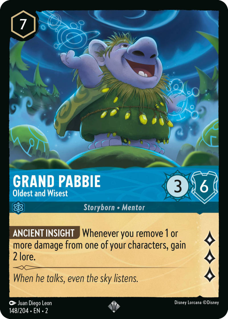 Grand Pabbie (character) - Mushu Report (Lorcana Wiki)
