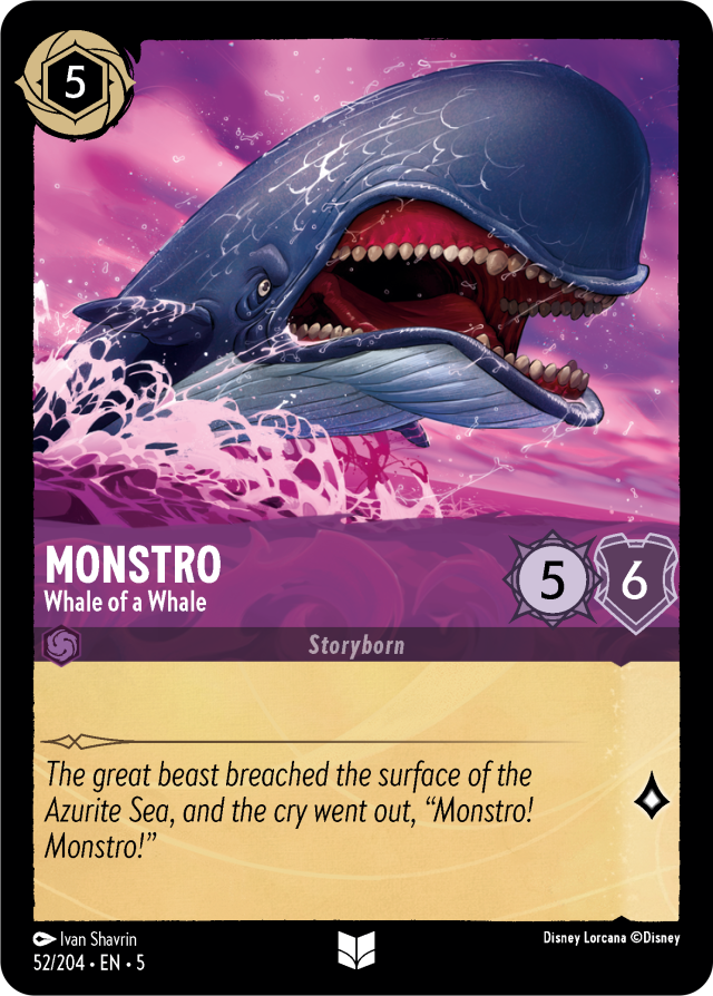 Monstro (character) - Mushu Report (Lorcana Wiki)