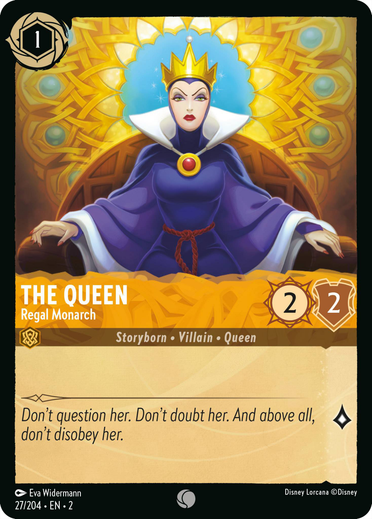 The Queen (character) - Mushu Report (Lorcana Wiki)