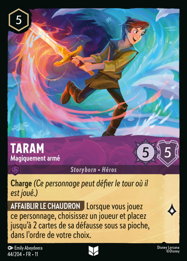 Taran - Magically Armed - Mushu Report (Lorcana Wiki)