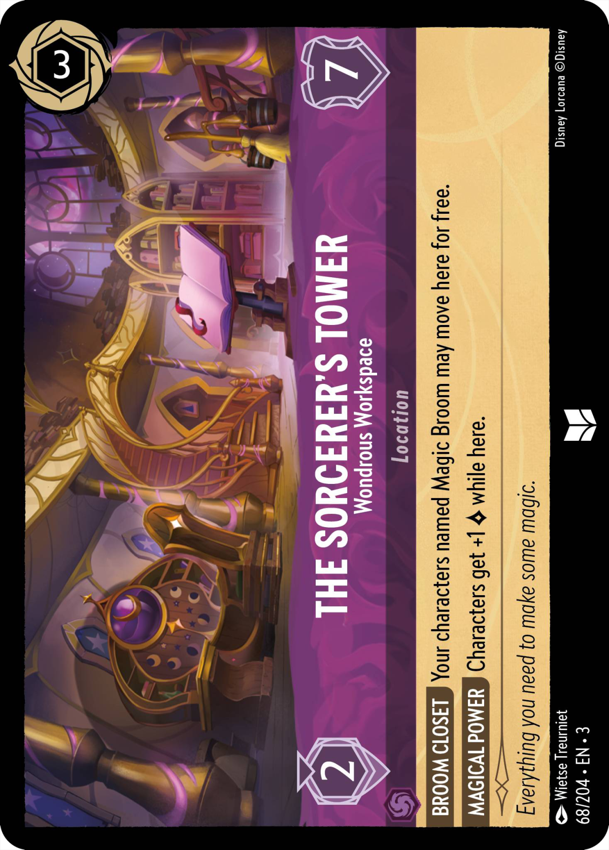 The Sorcerer's Tower - Wondrous Workspace - Mushu Report (Lorcana Wiki)