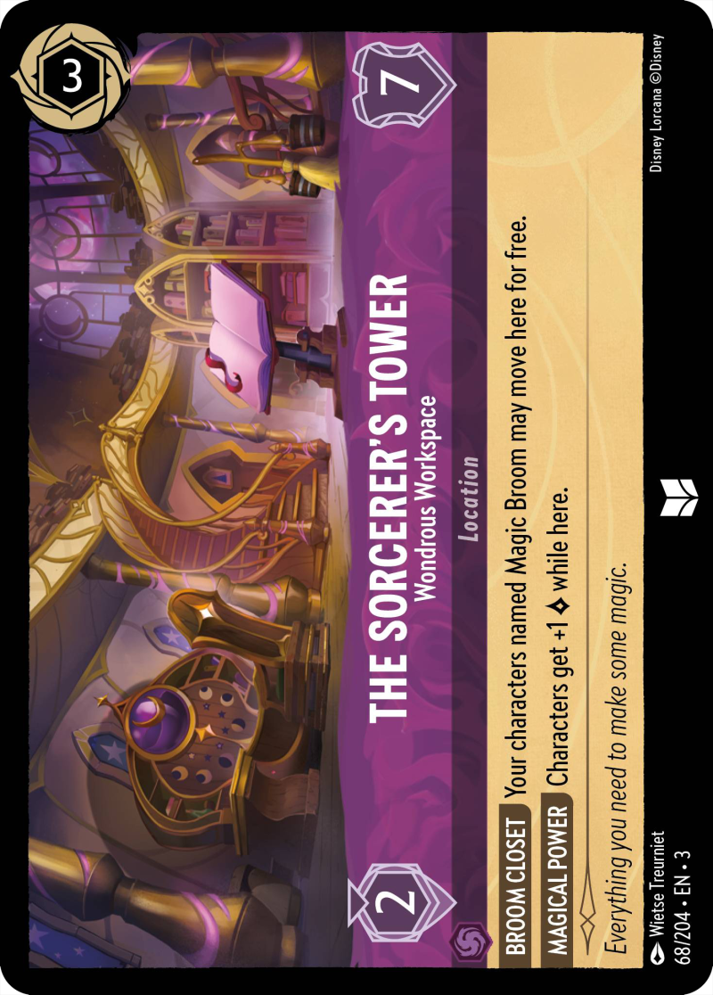 The Sorcerer's Tower - Wondrous Workspace - Mushu Report (Lorcana Wiki)