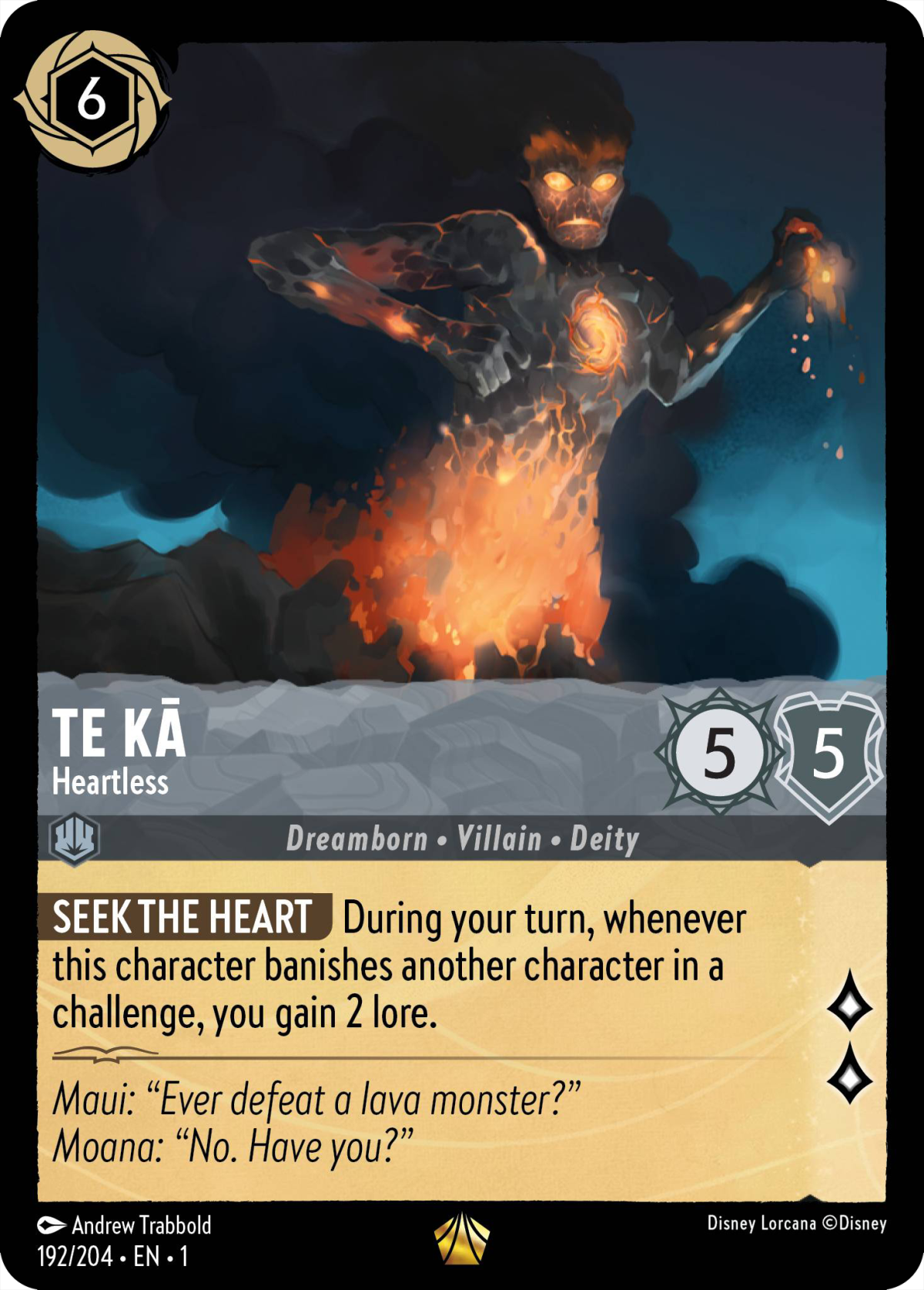 Te Kā - Heartless - Mushu Report (Lorcana Wiki)