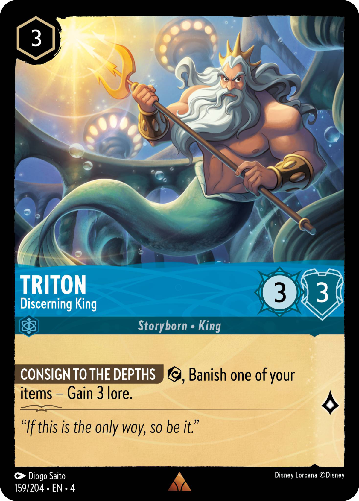 Triton - Discerning King - Mushu Report (Lorcana Wiki)