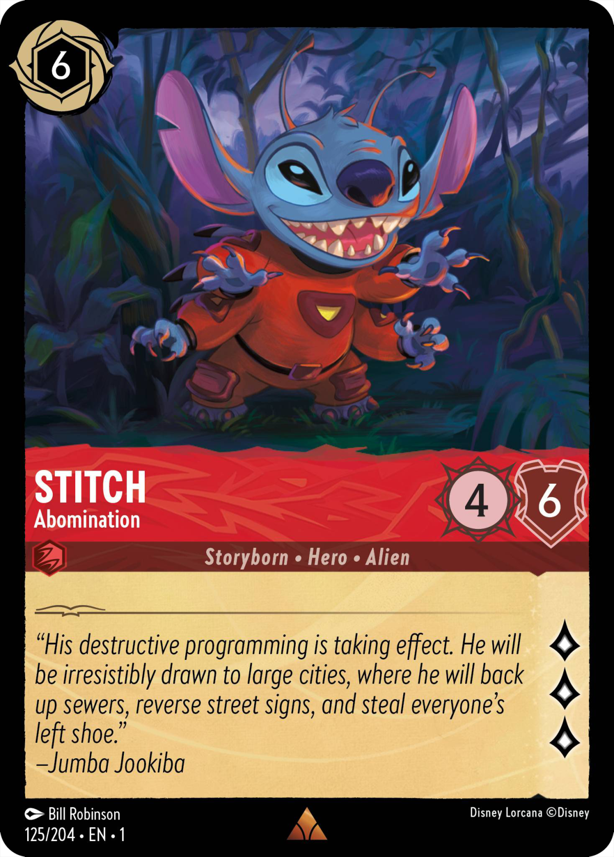 Stitch (character) - Mushu Report (Lorcana Wiki)