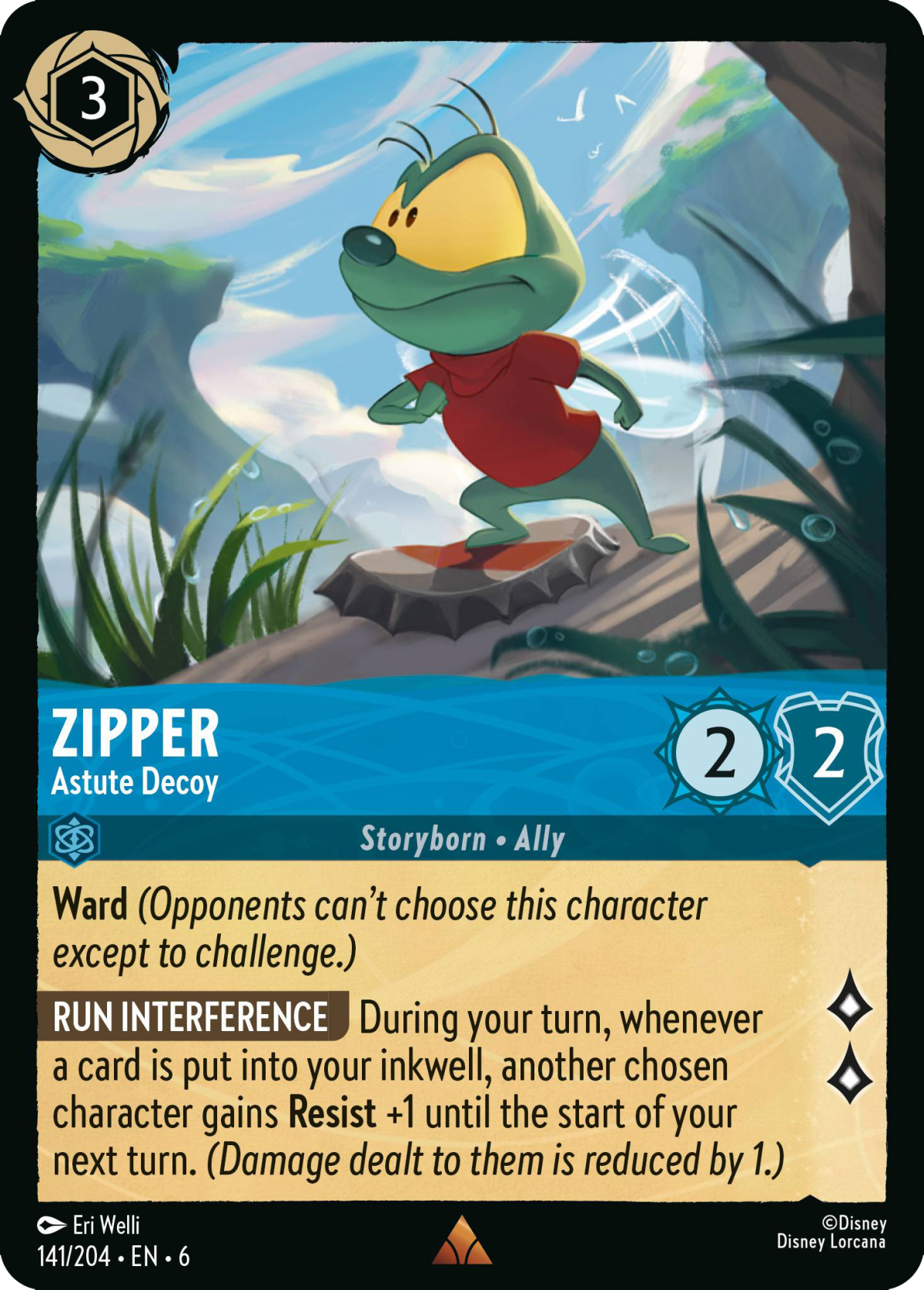 Zipper (character) - Mushu Report (Lorcana Wiki)