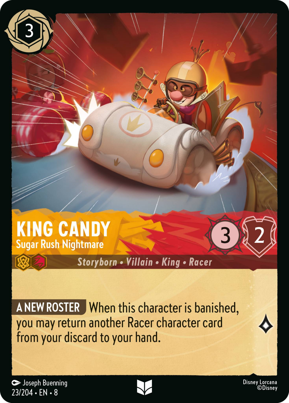 King Candy - Sugar Rush Nightmare - Mushu Report (Lorcana Wiki)