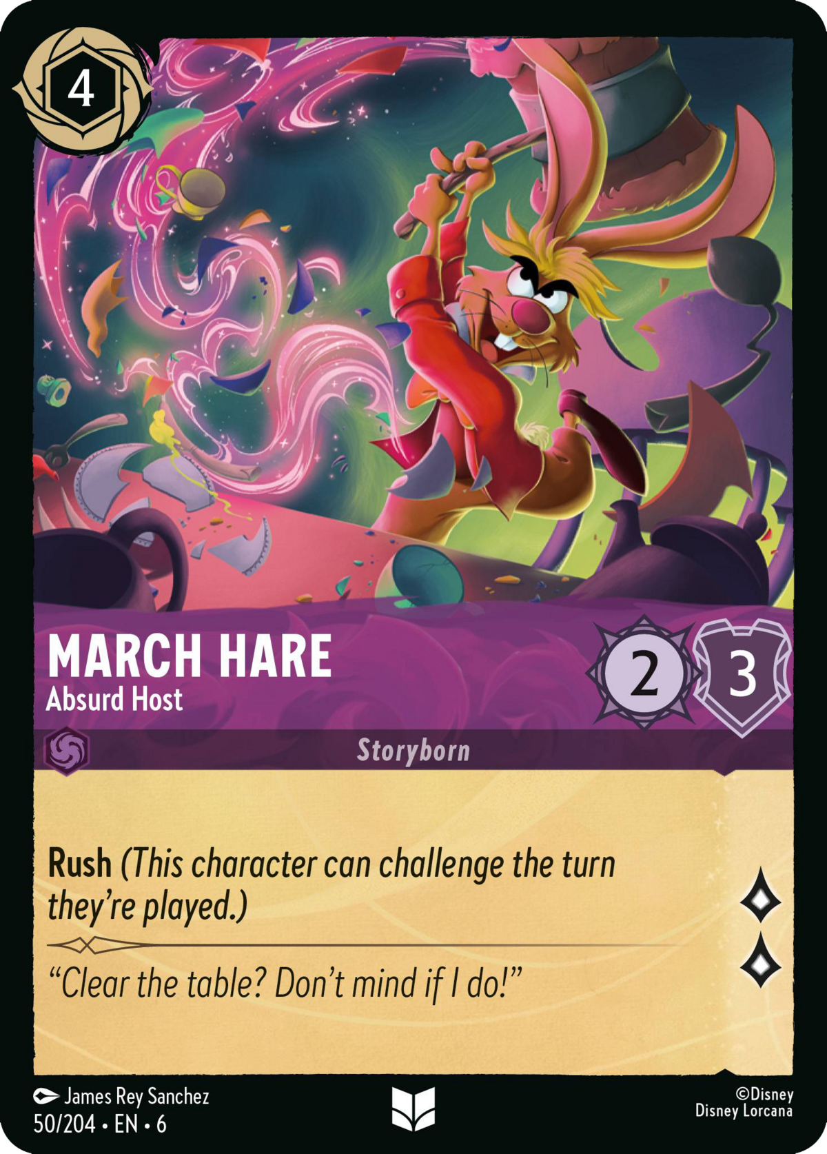 March Hare - Absurd Host - Mushu Report (Lorcana Wiki)