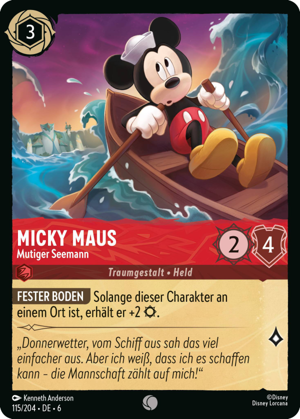 Mickey Mouse - Courageous Sailor - Mushu Report (Lorcana Wiki)