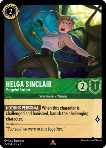 Helga Sinclair (character) - Mushu Report (Lorcana Wiki)