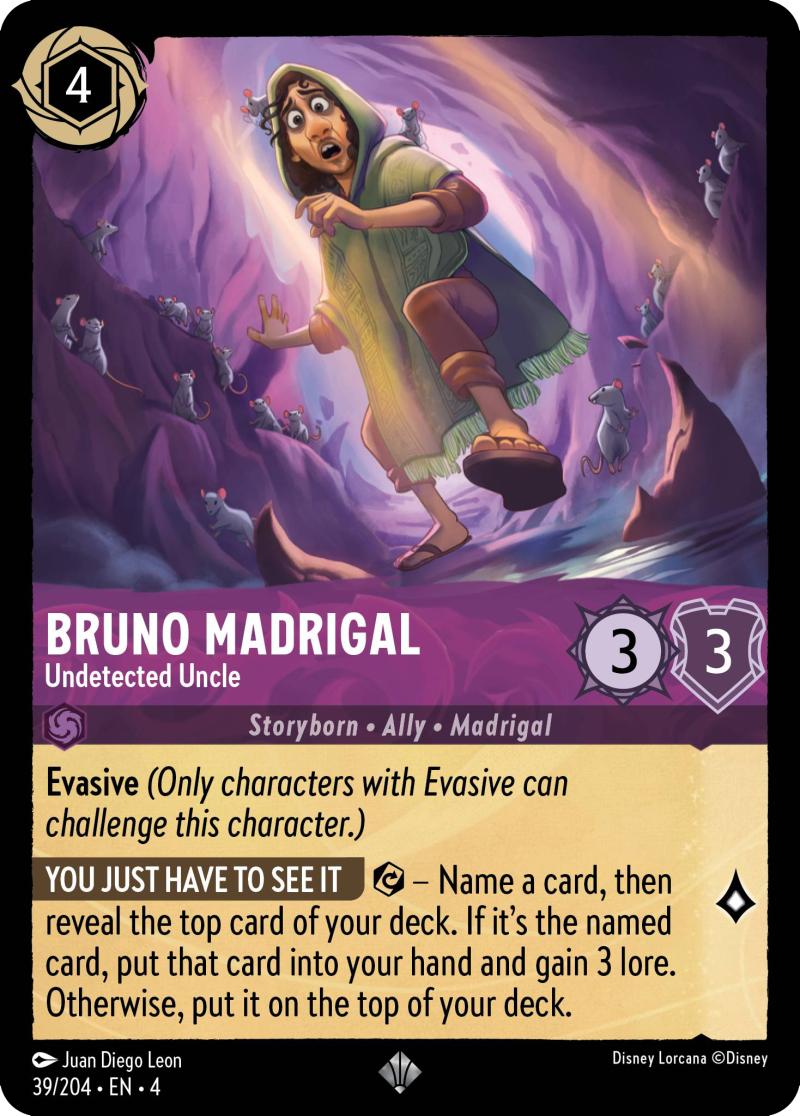 Bruno Madrigal - Undetected Uncle - Mushu Report (Lorcana Wiki)