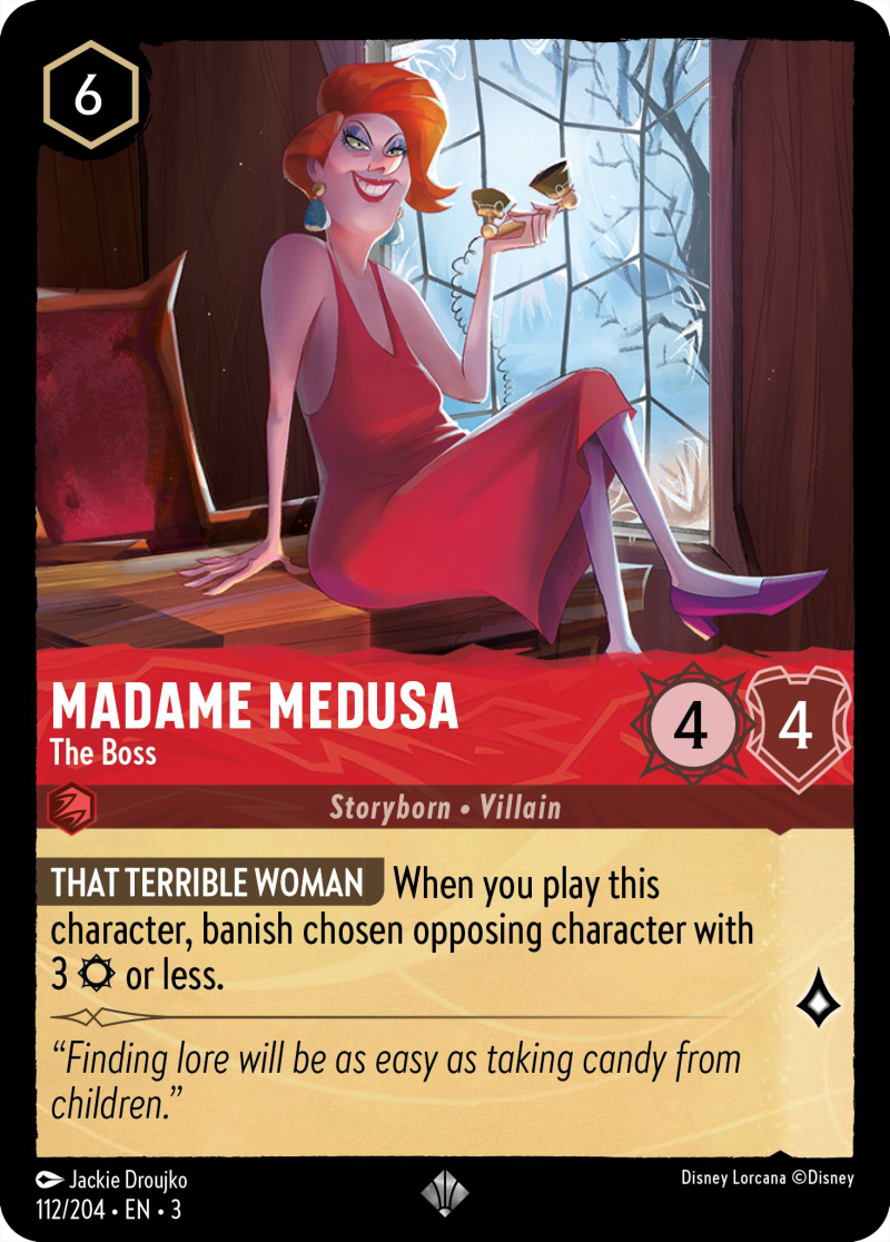 Madame Medusa - The Boss - Mushu Report (Lorcana Wiki)