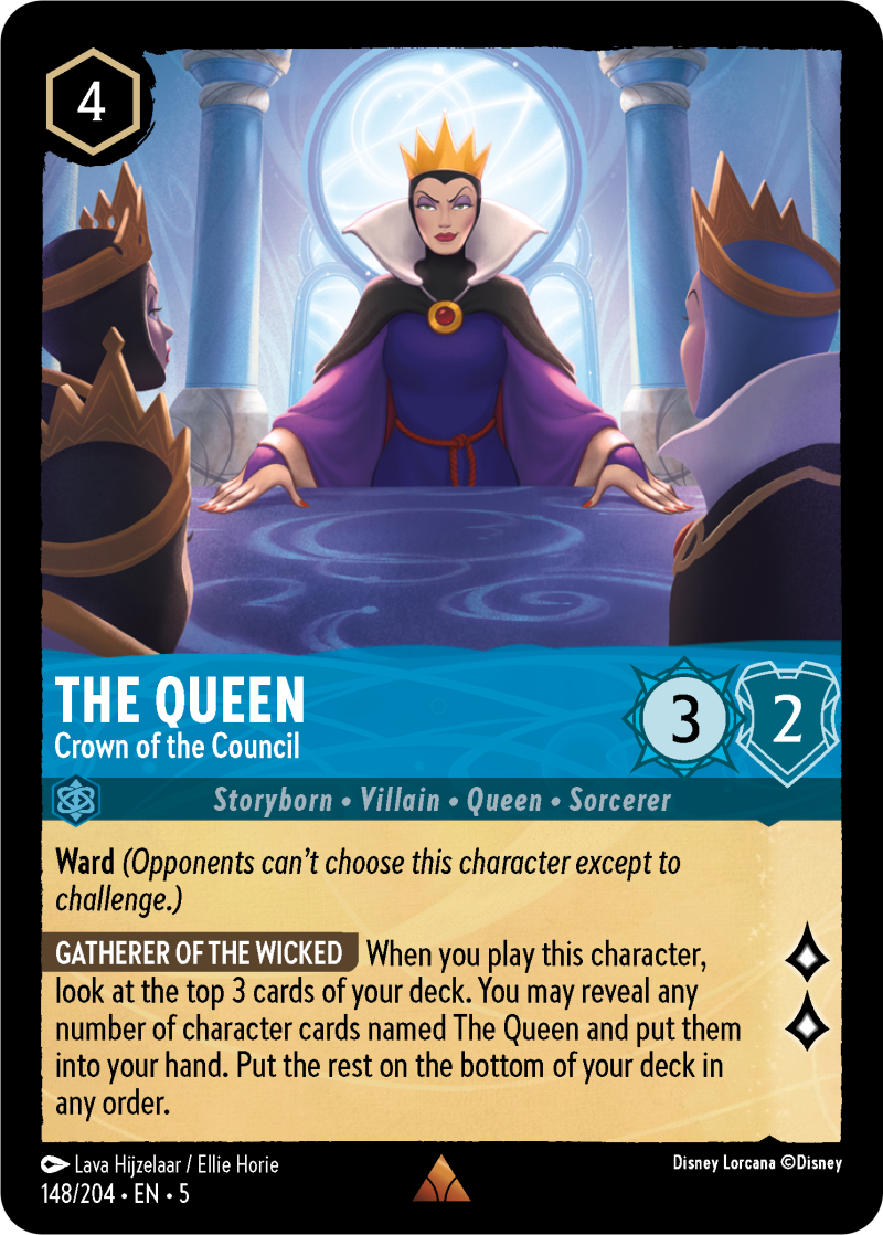 The Queen - Crown of the Council - Mushu Report (Lorcana Wiki)
