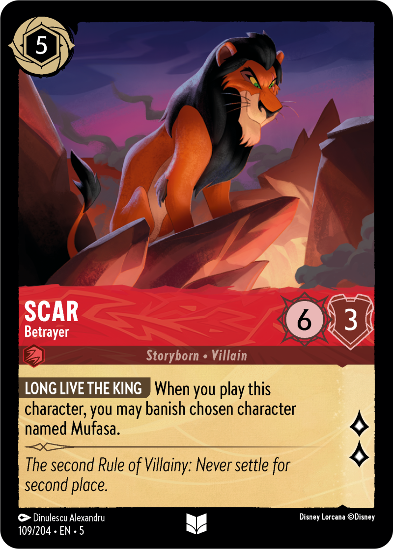 Scar - Betrayer - Mushu Report (Lorcana Wiki)