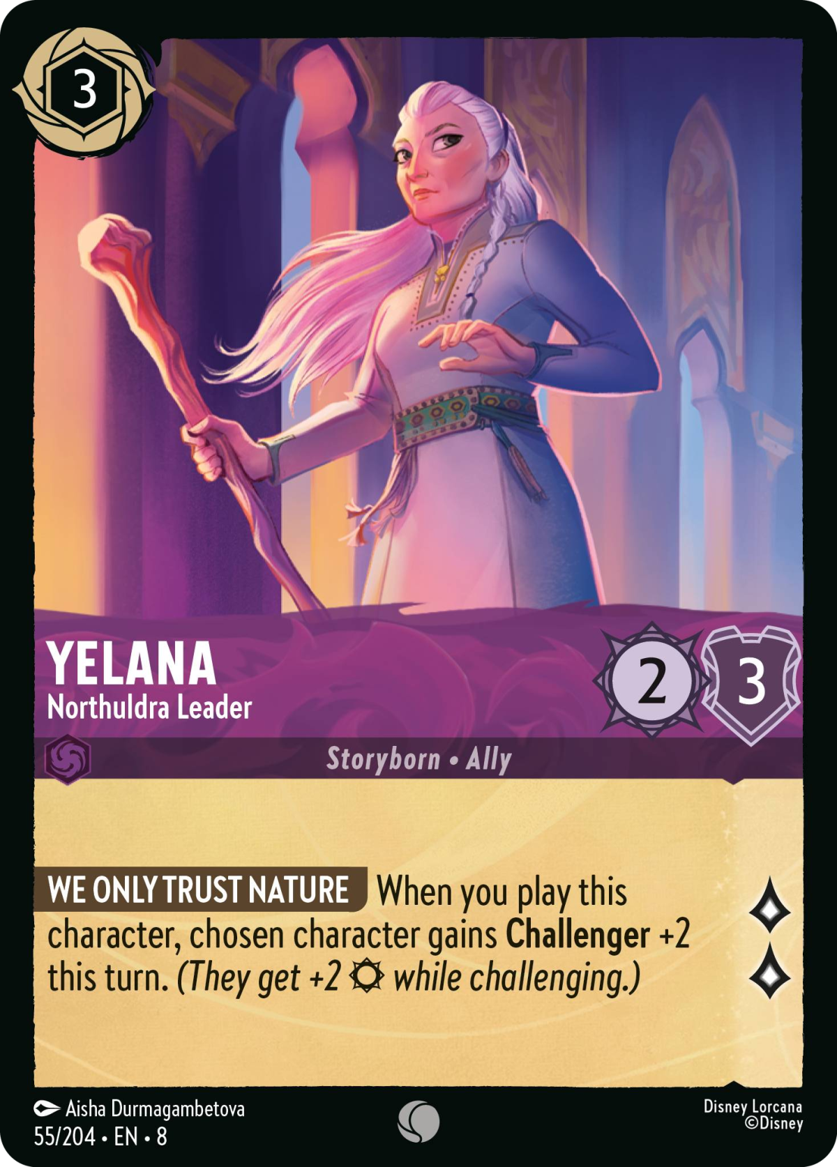 Yelana - Northuldra Leader - Mushu Report (Lorcana Wiki)