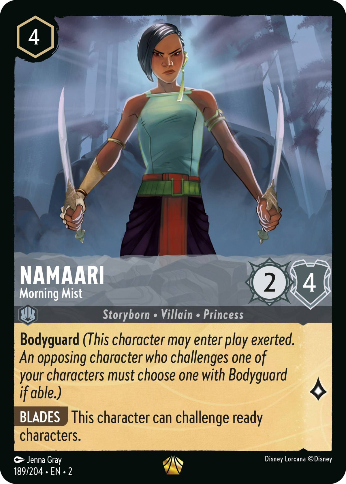 Namaari (character) - Mushu Report (Lorcana Wiki)